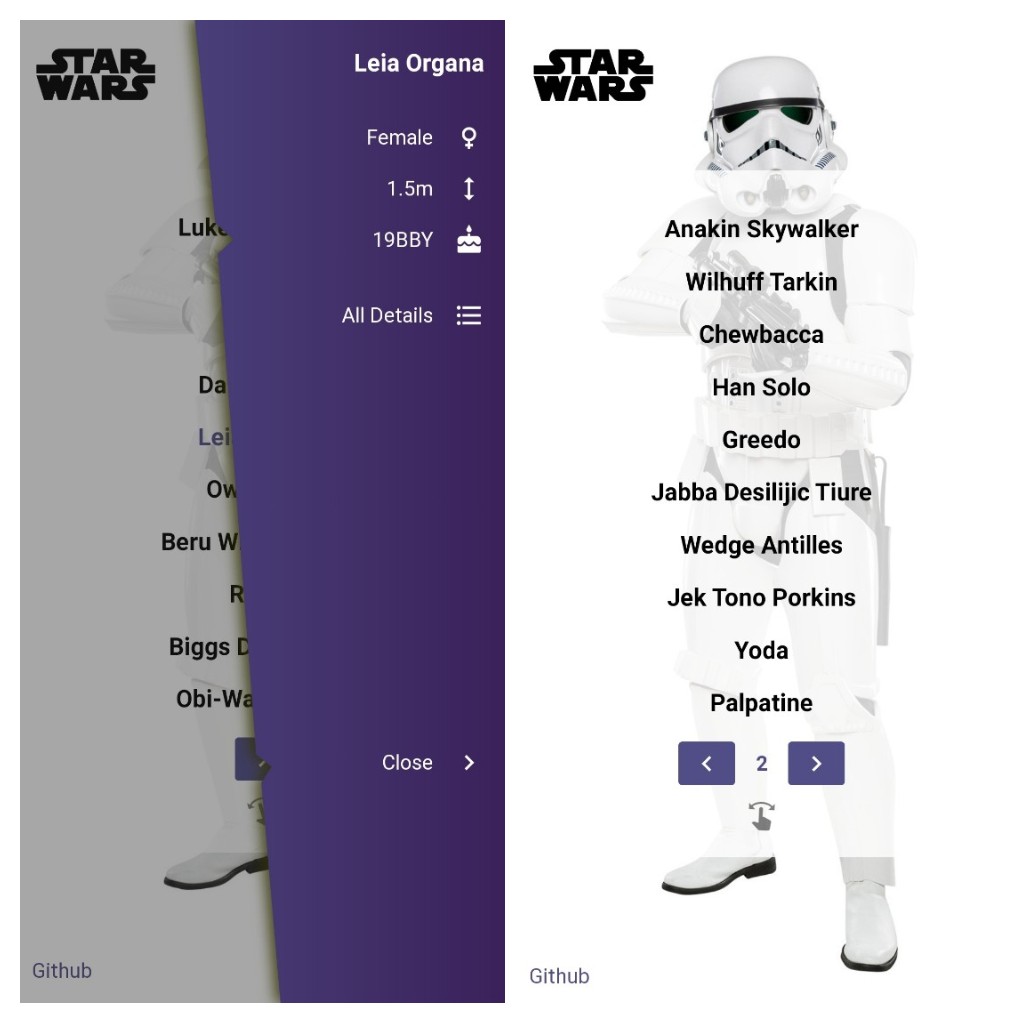GitHub - galiprandi/star-wars-app: Unofficial Star Wars little App for learning purposes.